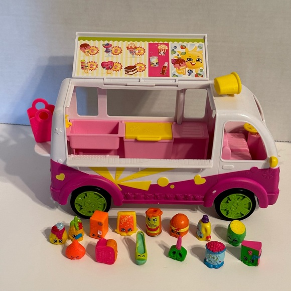 Shopkins | Toys | Shopkins Food Fair Scoops Ice Cream Truck And ...